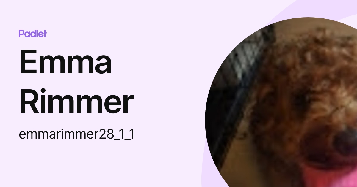 Emma Rimmer (emmarimmer28) profile | Padlet