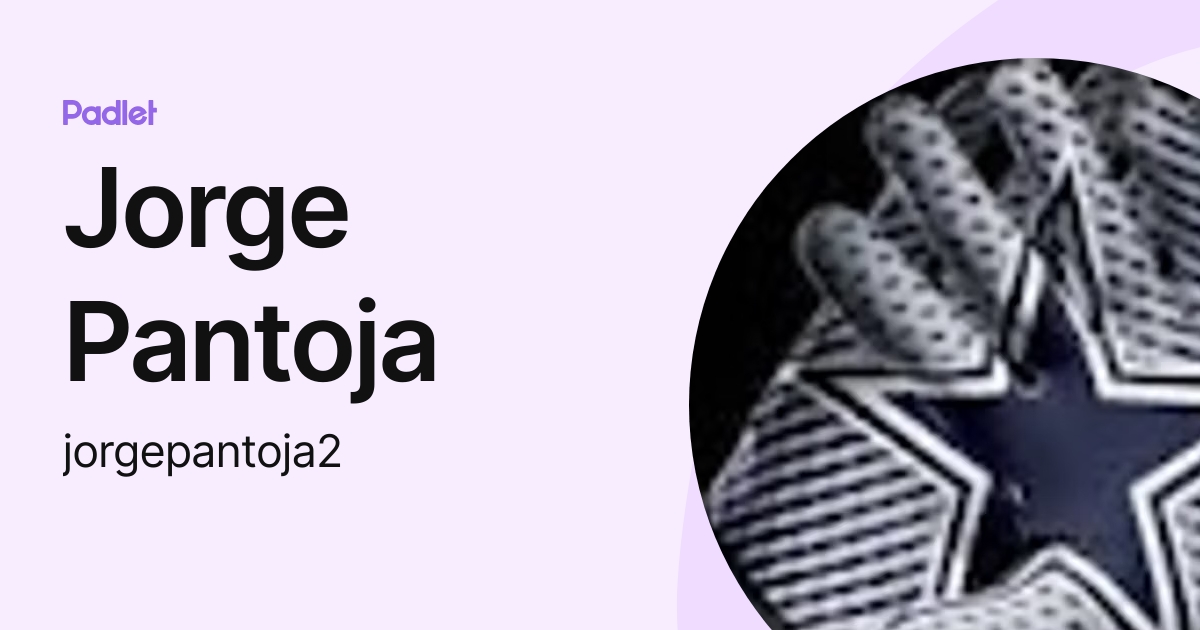 Jorge Pantoja (jorgepantoja2) profile | Padlet