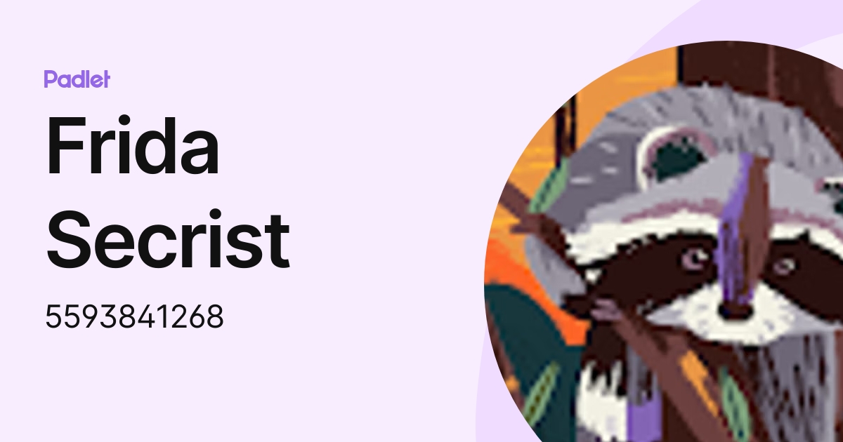 Frida Secrist (5593841268) profile | Padlet