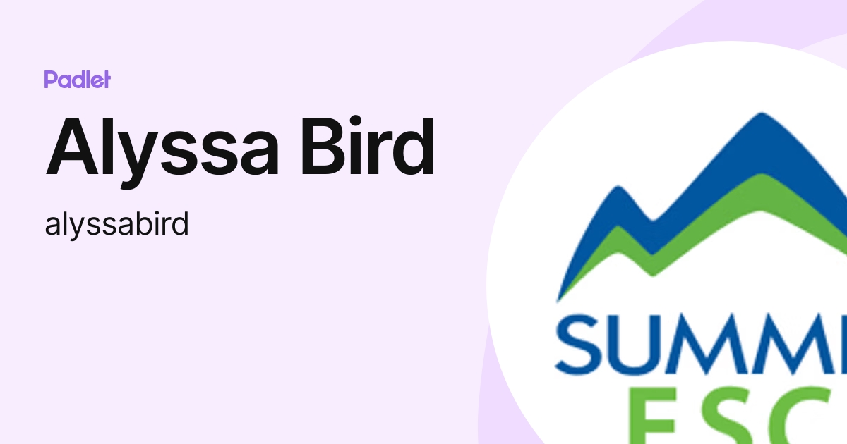 Alyssa Bird (alyssabird) profile | Padlet