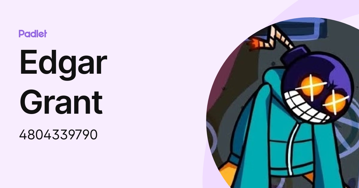 Edgar Grant (4804339790) profile | Padlet
