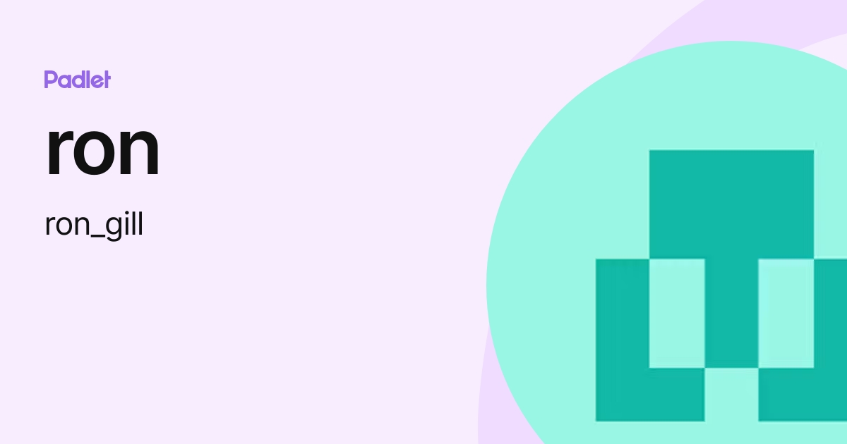 ron (ron_gill) profile | Padlet