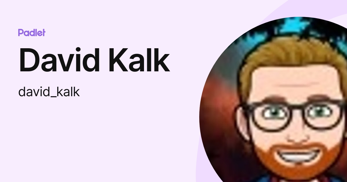 David Kalk (david_kalk) profile | Padlet
