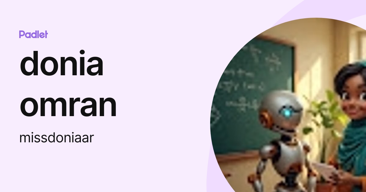donia omran (missdoniaar) profile | Padlet