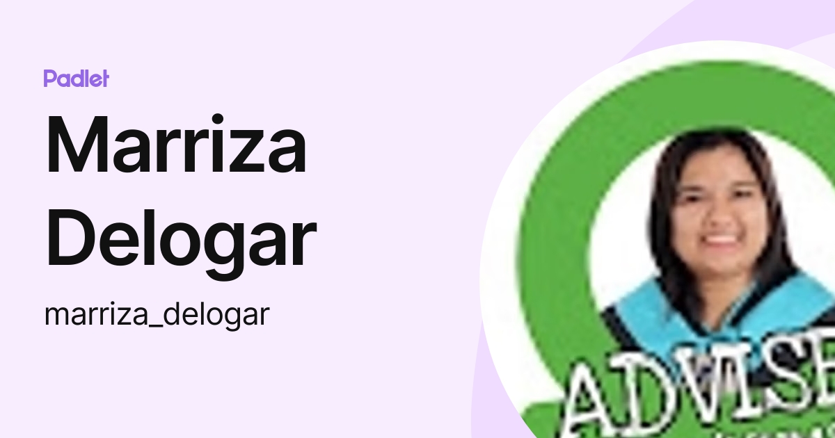 Marriza Delogar (marriza_delogar) profile | Padlet