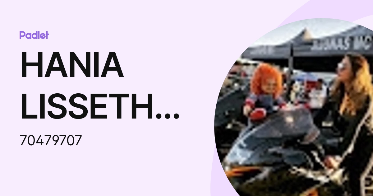 HANIA LISSETH ROJAS CORDOVA (70479707) profile | Padlet