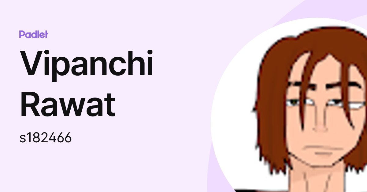 Vipanchi Rawat (s182466) profile | Padlet