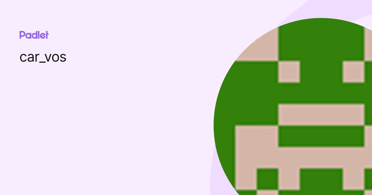 car_vos profile | Padlet