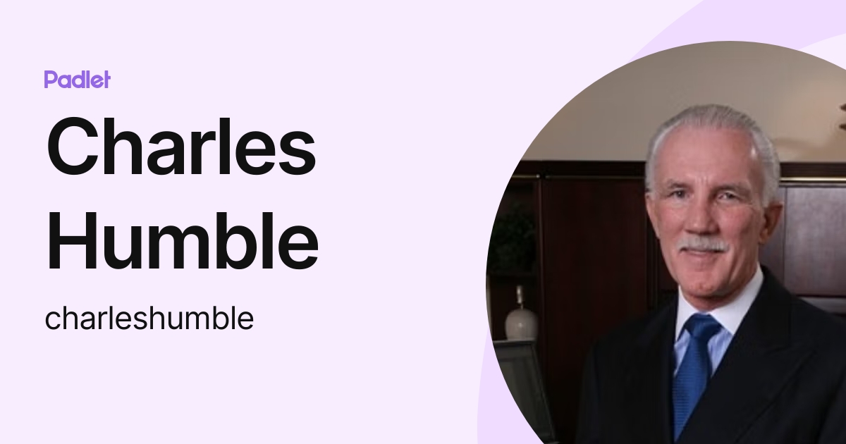 Charles Humble (charleshumble) profile | Padlet