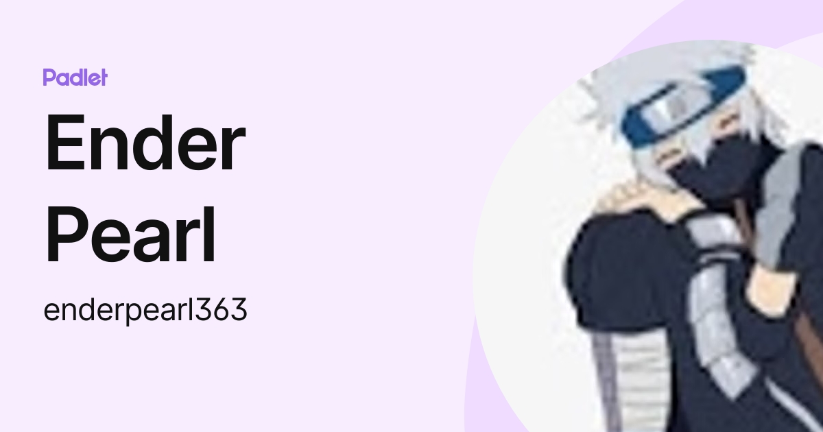 Ender Pearl (enderpearl363) profile | Padlet