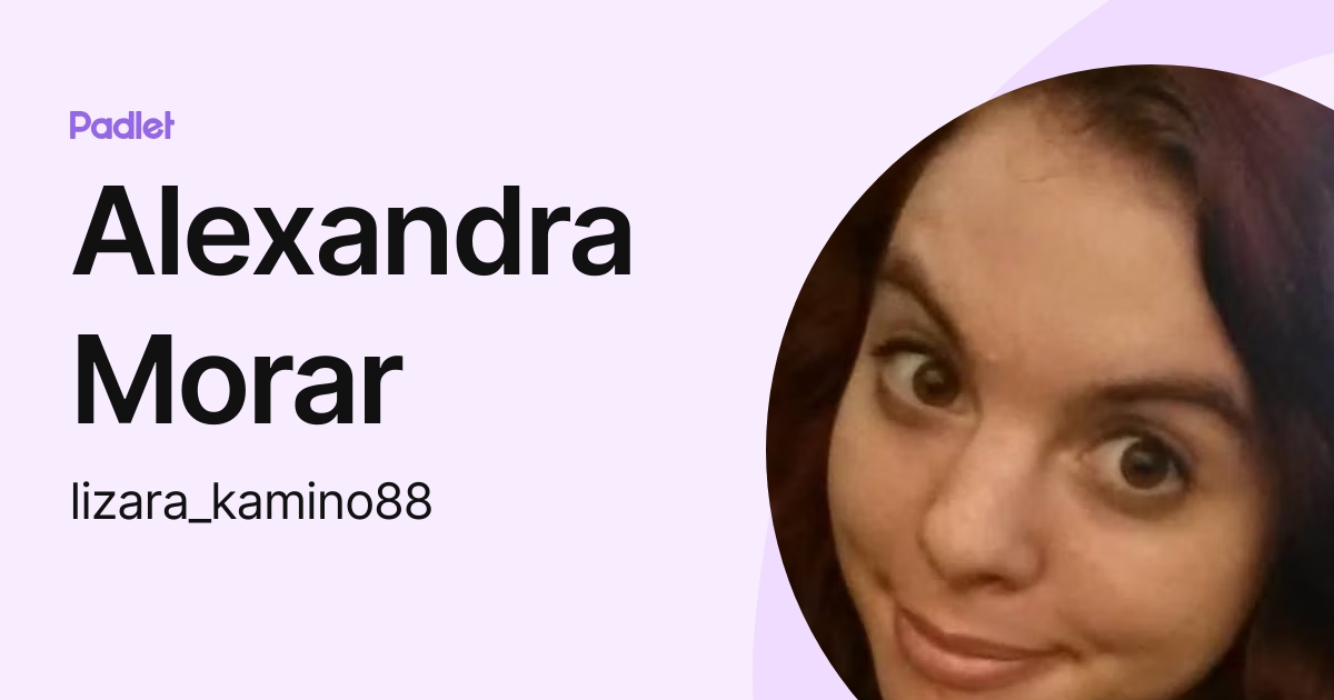 Alexandra Morar (lizara_kamino88) profile | Padlet