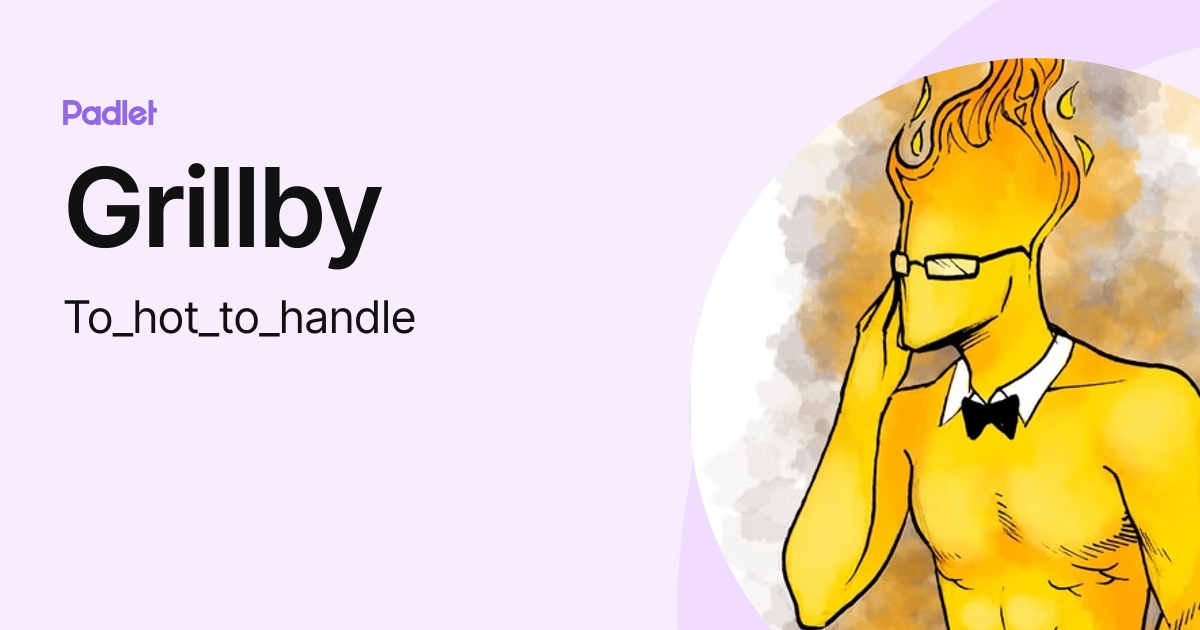 Grillby (To_hot_to_handle) profile | Padlet