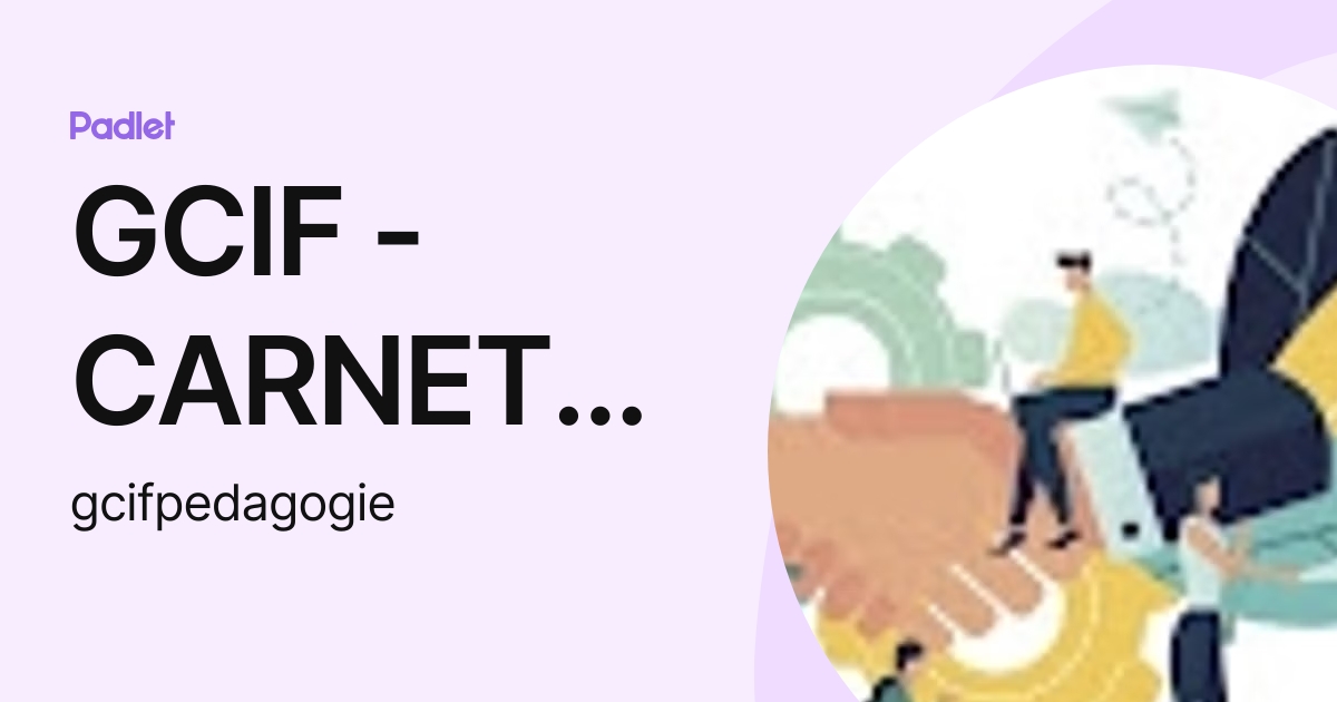 Profil de GCIF - CARNETS DE TEXTE (gcifpedagogie) | Padlet