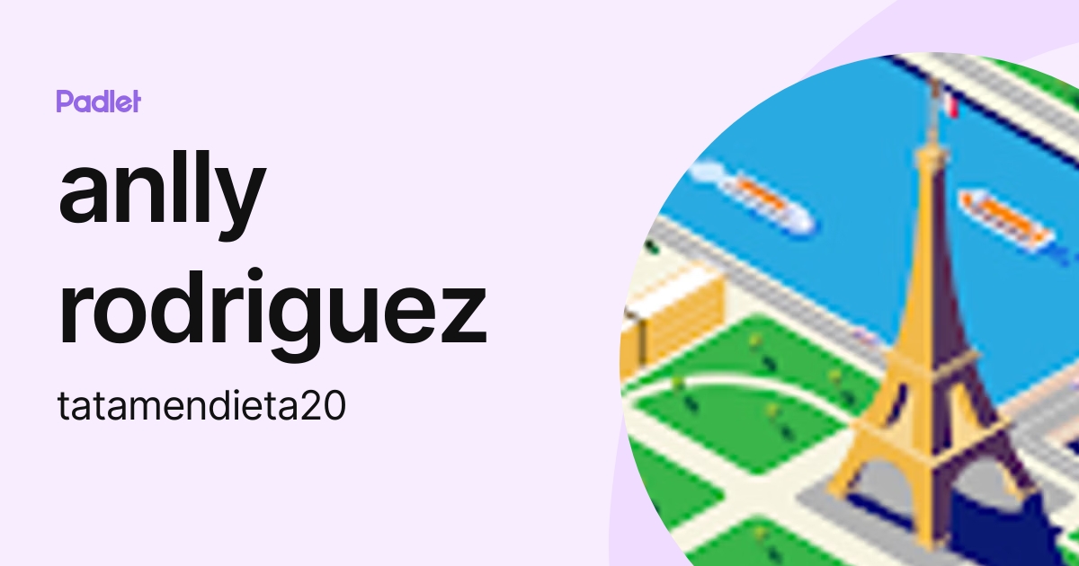 anlly rodriguez (tatamendieta20) profile | Padlet