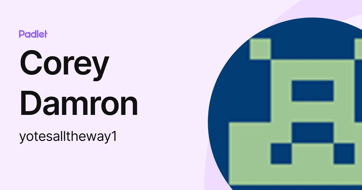Corey Damron (yotesalltheway1) profile | Padlet