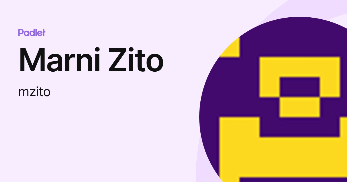 Marni Zito (mzito) profile | Padlet