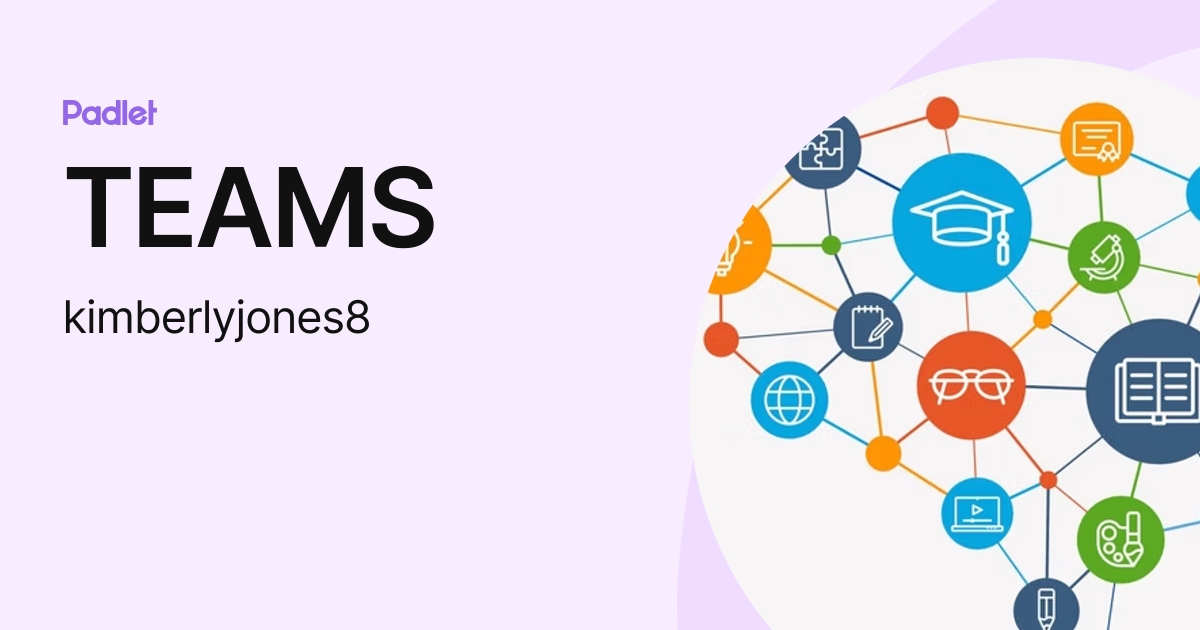 TEAMS (kimberlyjones8) profile | Padlet