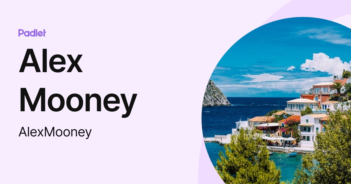 Alex Mooney (AlexMooney) profile | Padlet