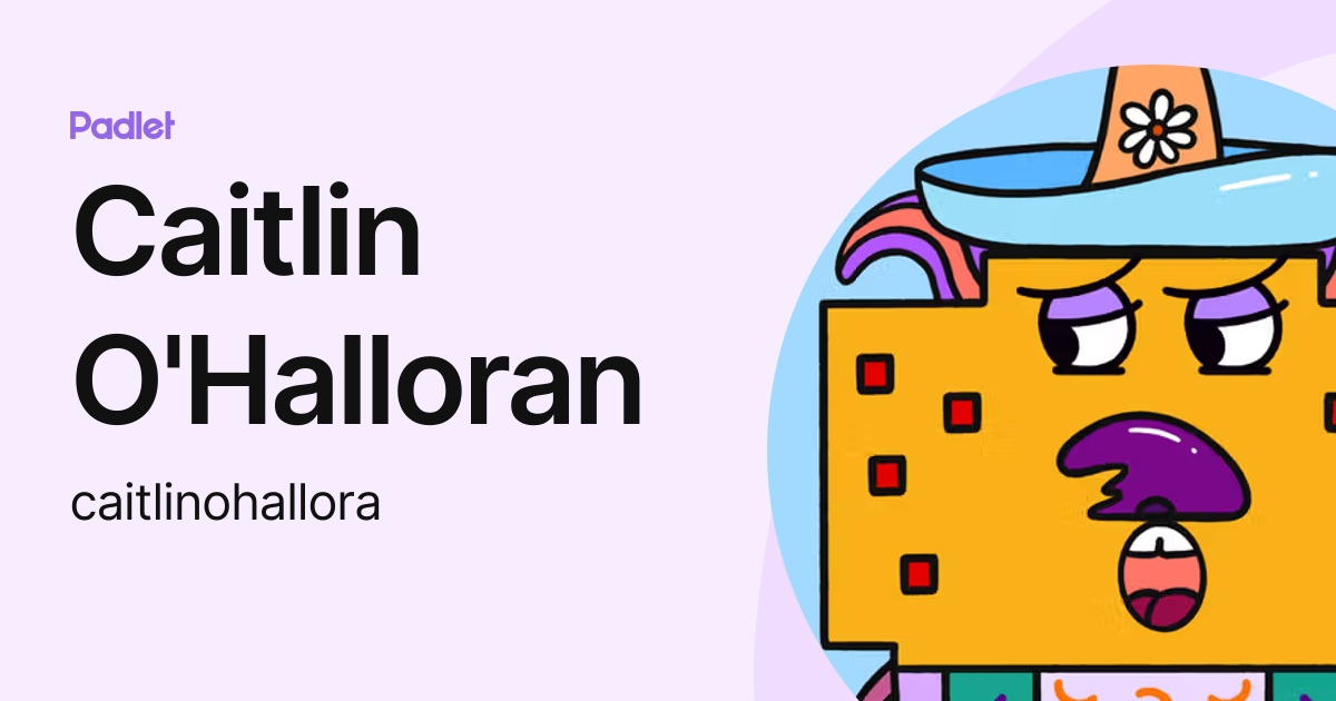 Caitlin O'Halloran (caitlinohallora) profile | Padlet