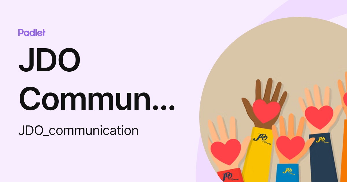 JDO Communications (JDO_communication) profile | Padlet