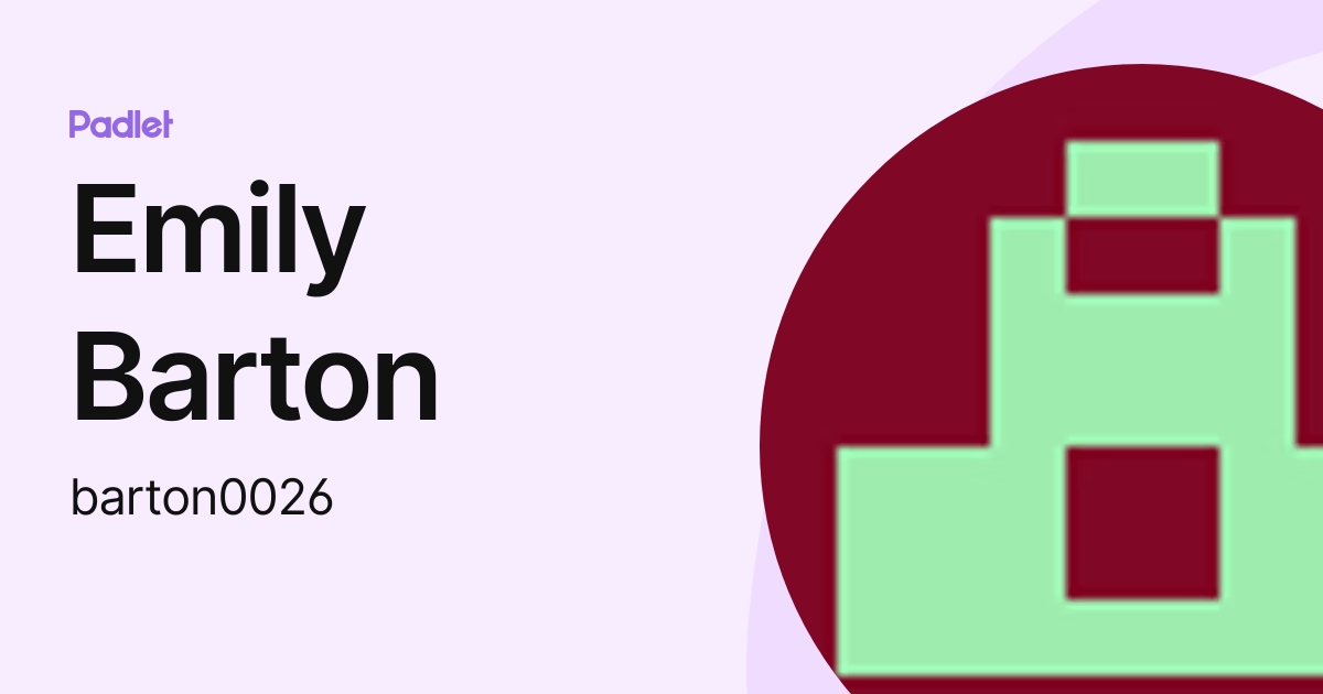 Emily Barton (barton0026) profile | Padlet