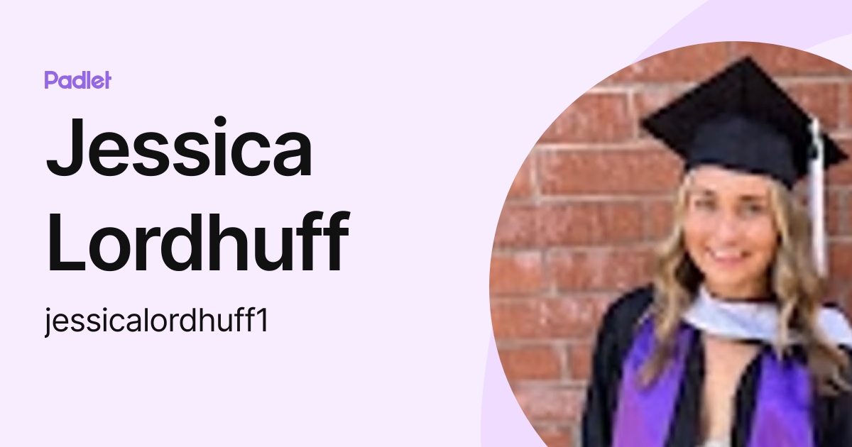 Jessica Lordhuff (jessicalordhuff) profile | Padlet