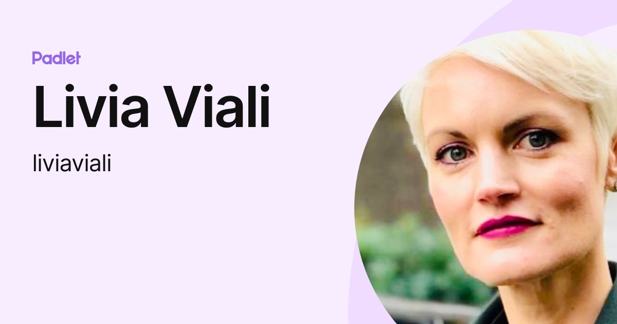 Livia Viali (liviaviali) profile | Padlet