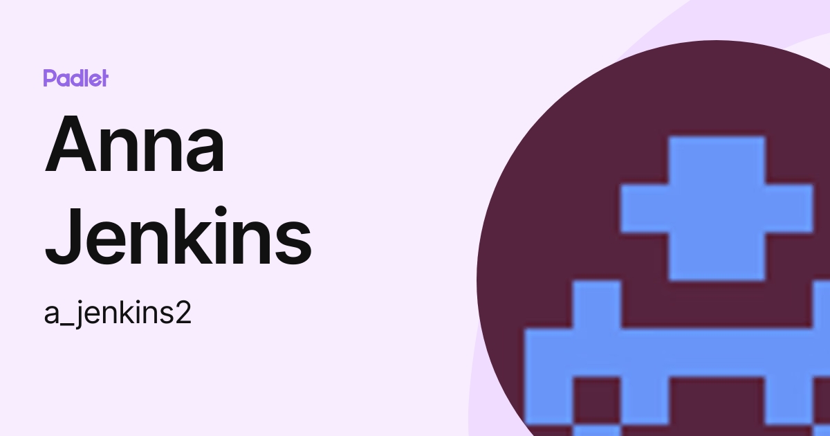 Anna Jenkins (a_jenkins2) profile | Padlet