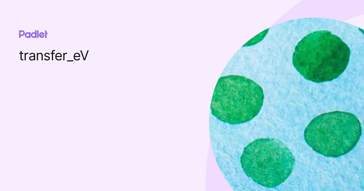 transfer_eV profile | Padlet