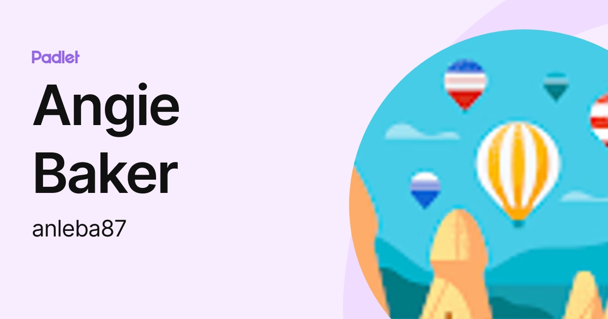 Angie Baker (anleba87) profile | Padlet