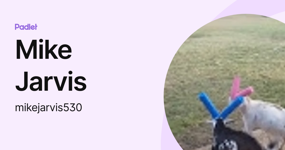 Mike Jarvis (mikejarvis530) profile | Padlet