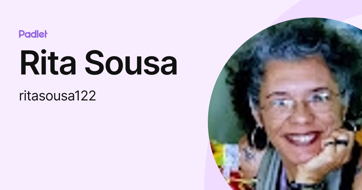 Rita Sousa (ritasousa122) profile | Padlet