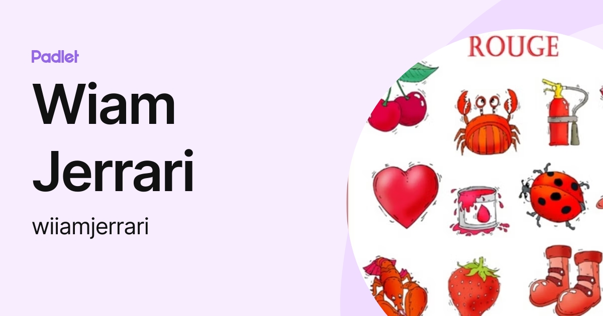 Wiam Jerrari (wiiamjerrari) profile | Padlet