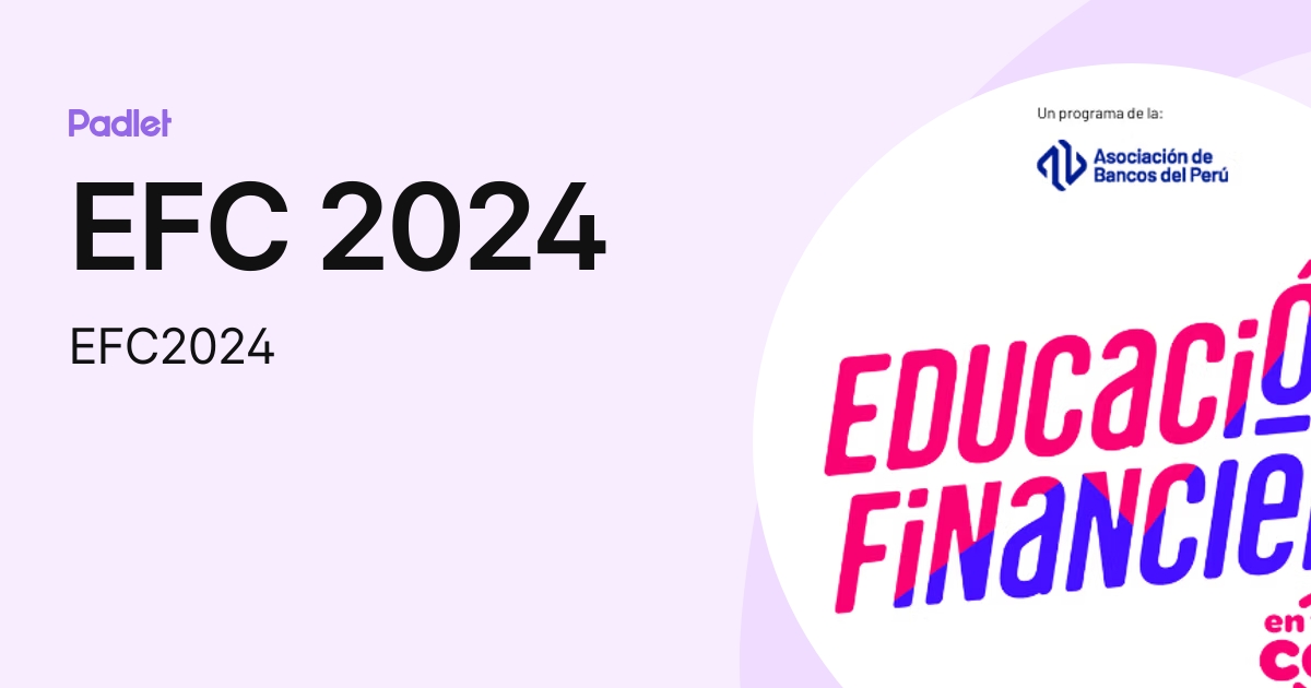 EFC 2024 (EFC2024) profile | Padlet