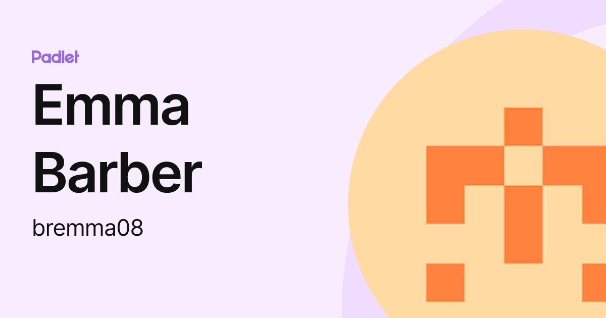 Emma Barber (bremma08) profile | Padlet