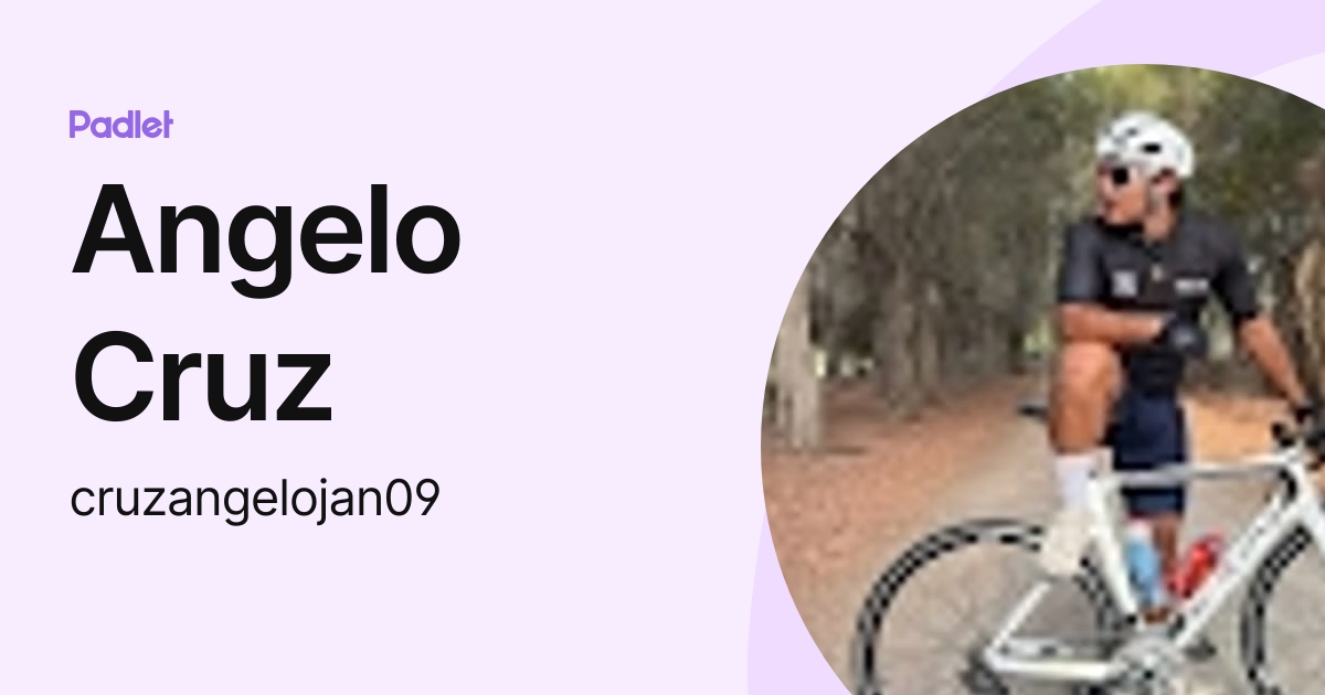 Angelo Cruz (cruzangelojan09) profile | Padlet