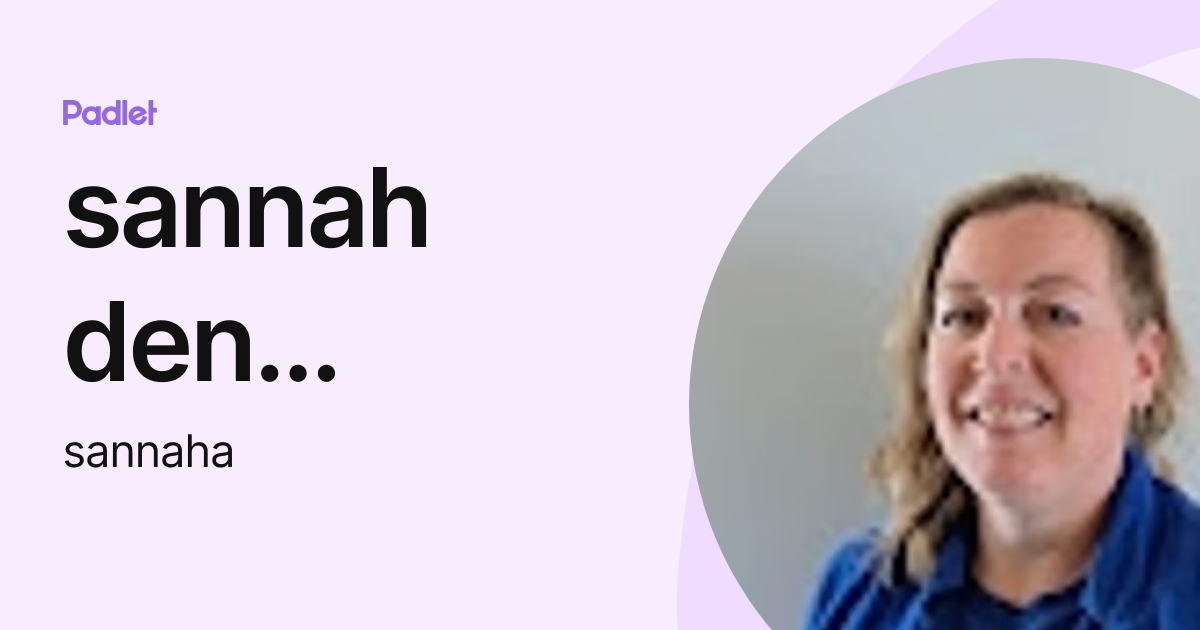sannah den engelsen (sannaha) profile | Padlet