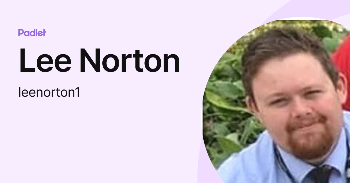 Lee Norton (leenorton1) profile | Padlet