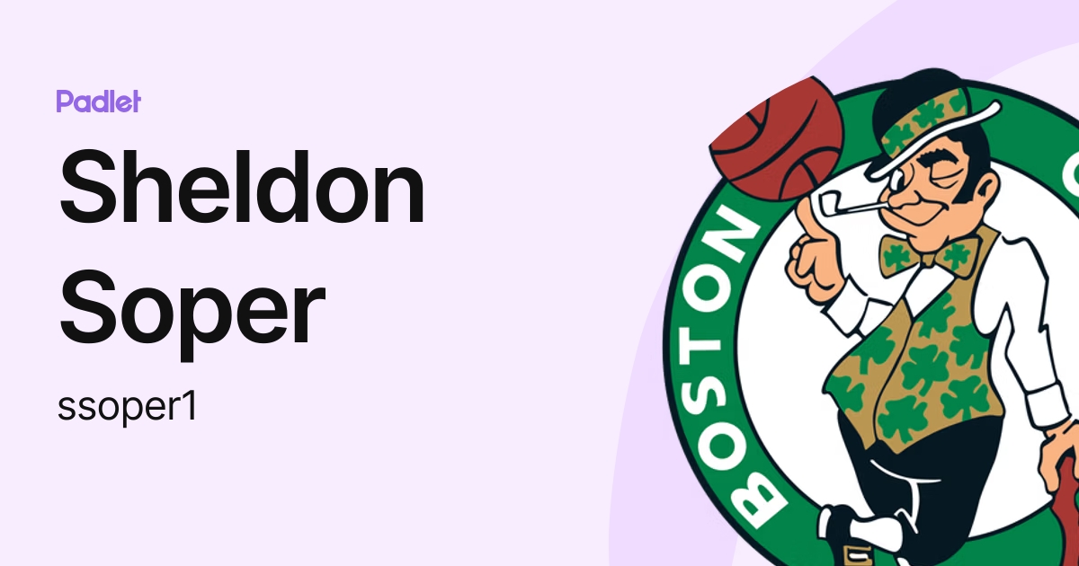 Sheldon Soper (ssoper1) profile | Padlet