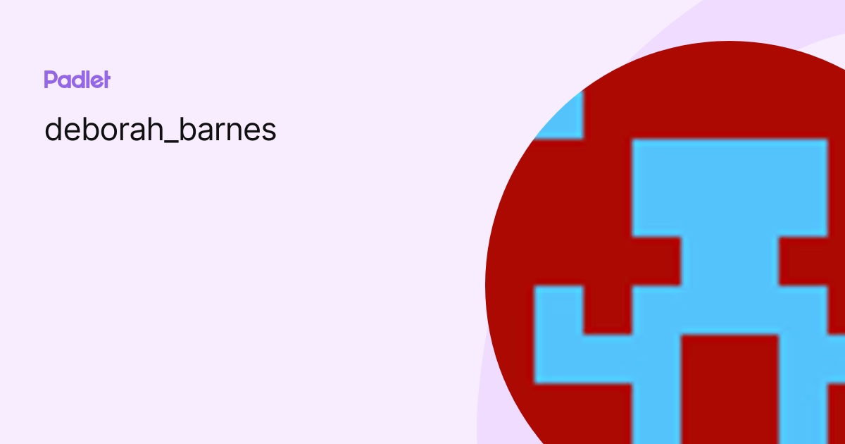 deborah_barnes profile | Padlet
