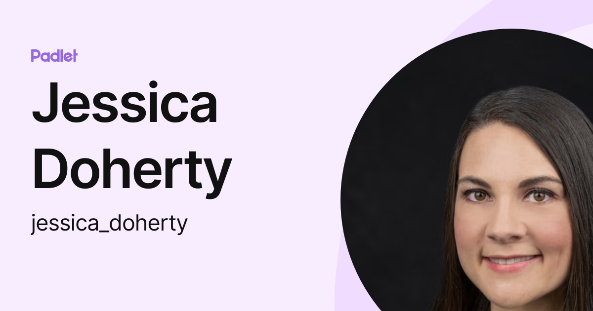 Jessica Doherty (jessica_doherty) profile | Padlet