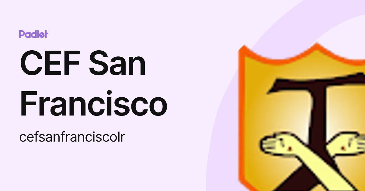 CEF San Francisco (cefsanfranciscolr) profile | Padlet
