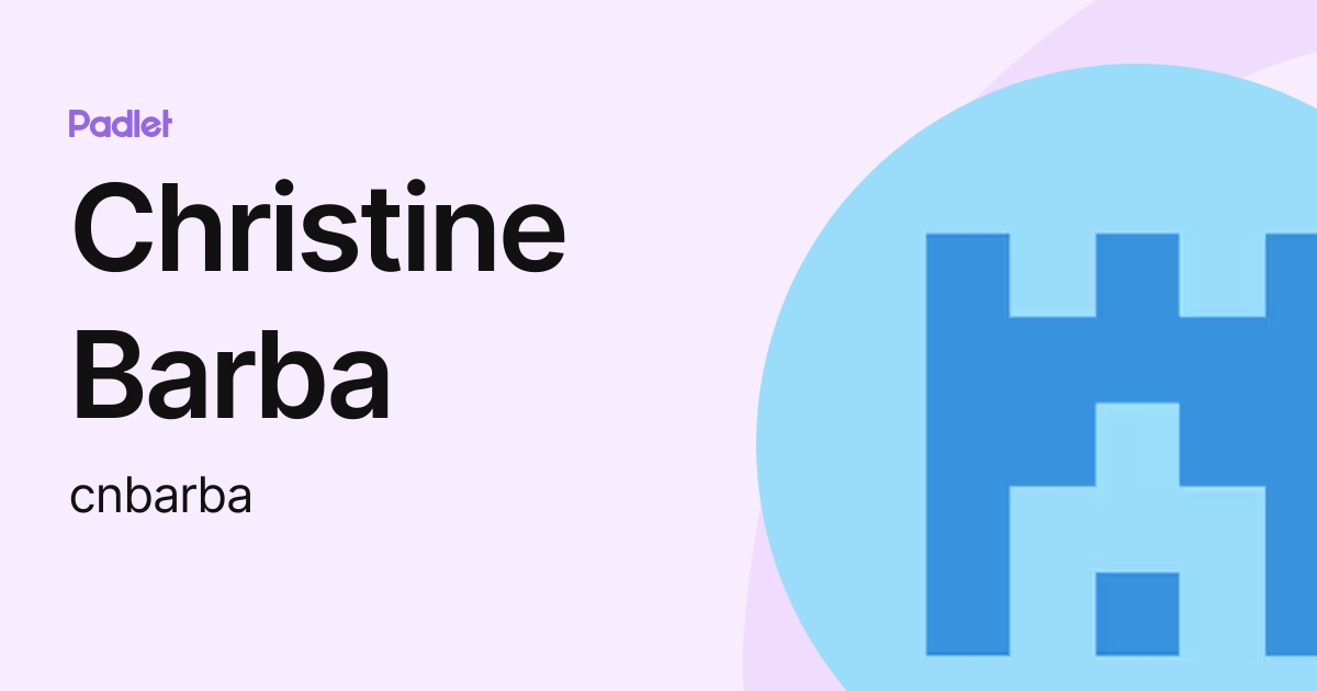 Christine Barba (cnbarba) profile | Padlet