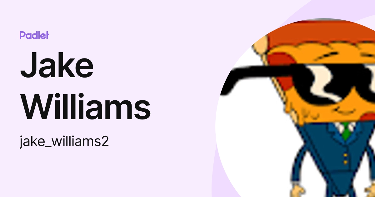 Jake Williams (jake_williams2) profile | Padlet