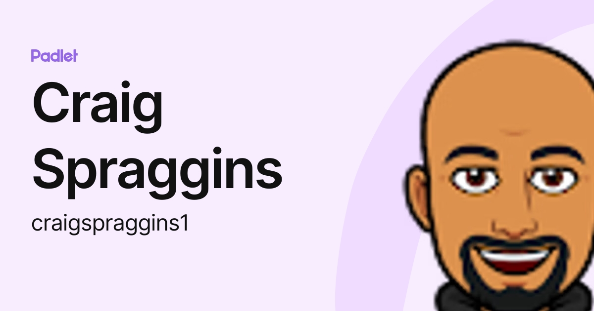 Craig Spraggins (craigspraggins1) profile | Padlet