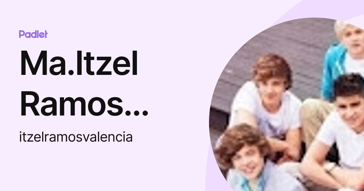 Ma.Itzel Ramos Valencia (itzelramosvalencia) profile | Padlet