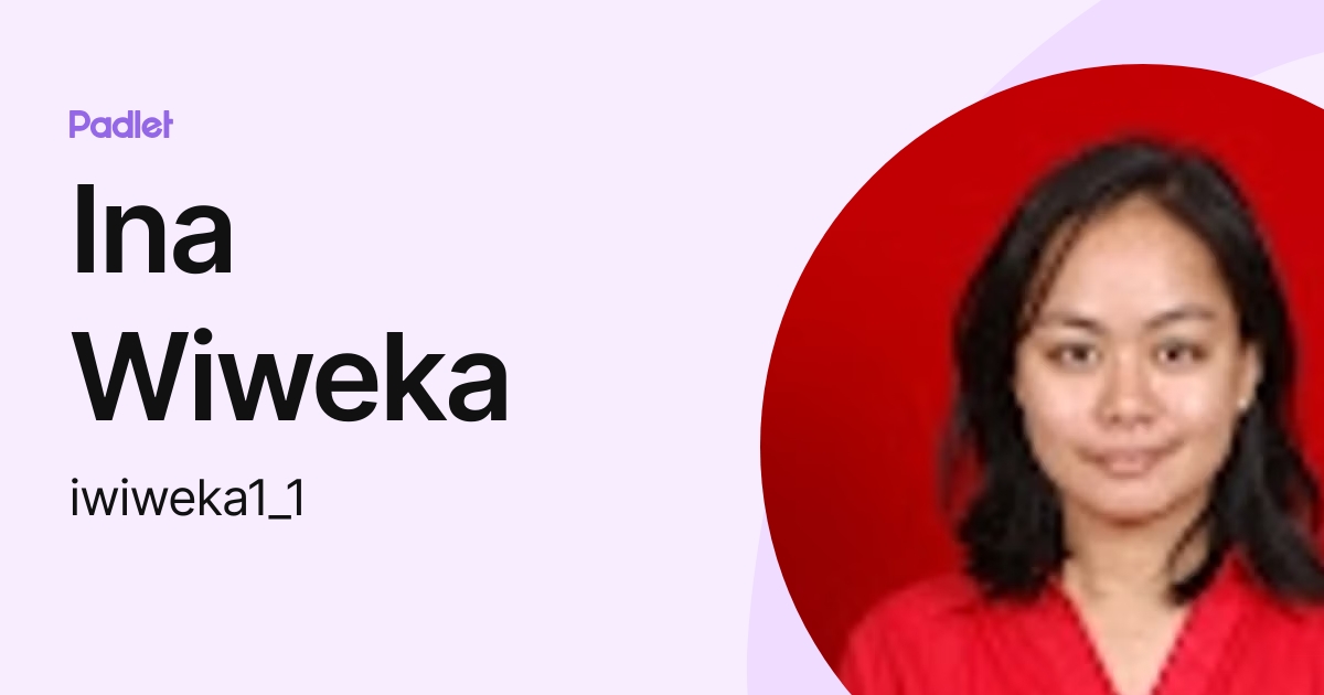 Ina Wiweka (iwiweka) profile | Padlet