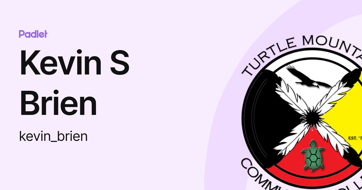 Kevin S Brien (kevin_brien) profile | Padlet