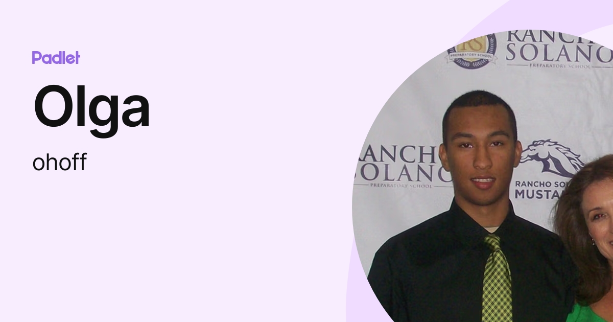Olga (ohoff) profile | Padlet