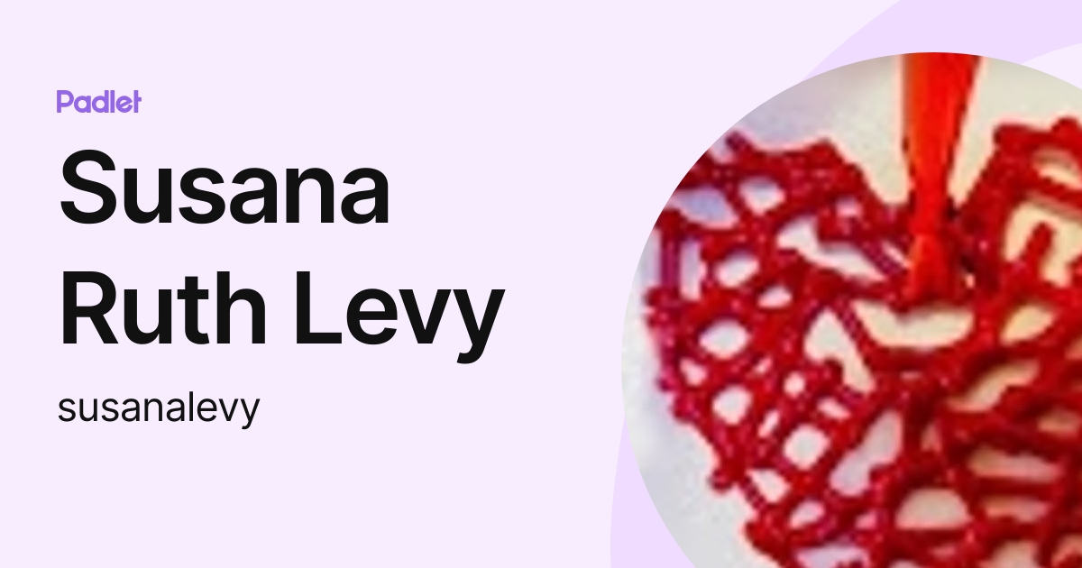 Susana Ruth Levy (susanalevy) profile | Padlet